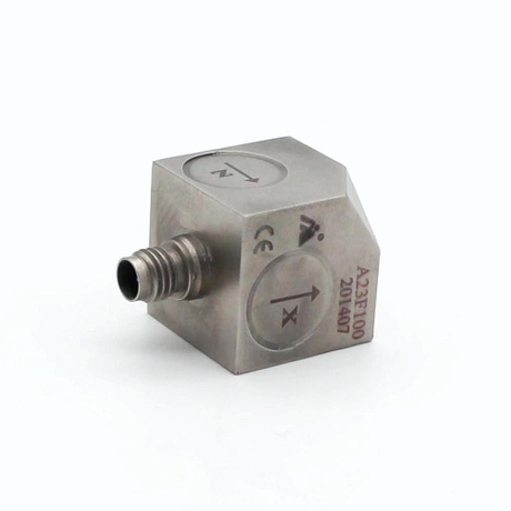 A23F100 100mv/g 3 Axis IEPE Pizeoelectric Acceleration Sensor Three ...