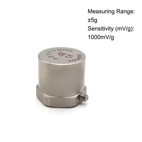 High Sensitivity 1000mV/g IEPE Accelerometer A21C1000 Piezoelectric Accelerometer Acceleration ...
