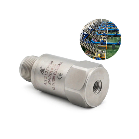 Integrated Vibration Temperature Transducer Piezoelectric Industrial ...