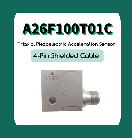A26F100T01C Industrial Triaxial Piezoelectric Acceleration Sensor ...