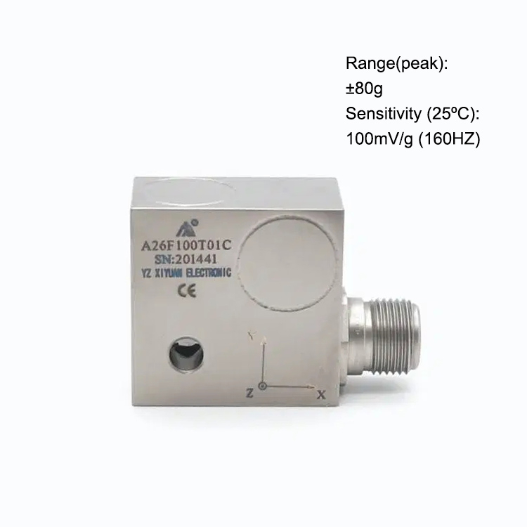 Tri-axial Accelerometer Piezoelectric Vibration Sensor Acceleration ...